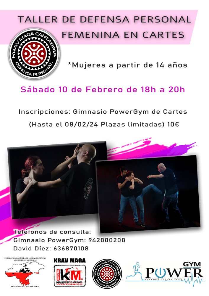Taller Defensa Personal Femenina en Cartes – KRAV MAGA CANTABRIA ...